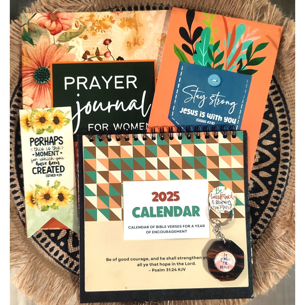 Prayer Journal Kit with 2025 Bible Desk Calendar | Shopee Malaysia