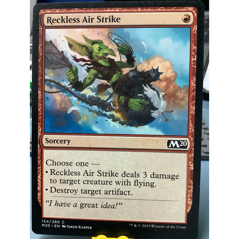 MAGIC: The Gathering - Reckless Air Strike (Core Set 2020) | Shopee ...
