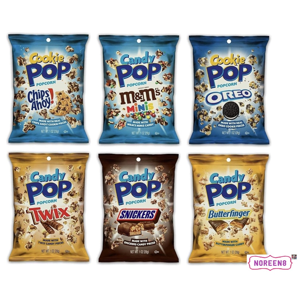 Candy Pop Popcorn Butterfinger, M&M Minis, Twix, Oreo | Shopee Malaysia