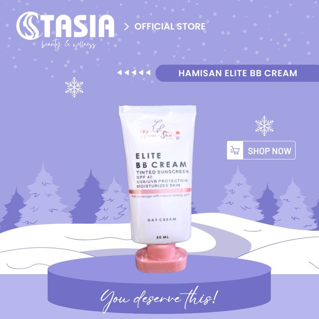 Hamisan Elite BB Cream Sunscreen SPF40 Moisturizing Full Coverage 50ml ...