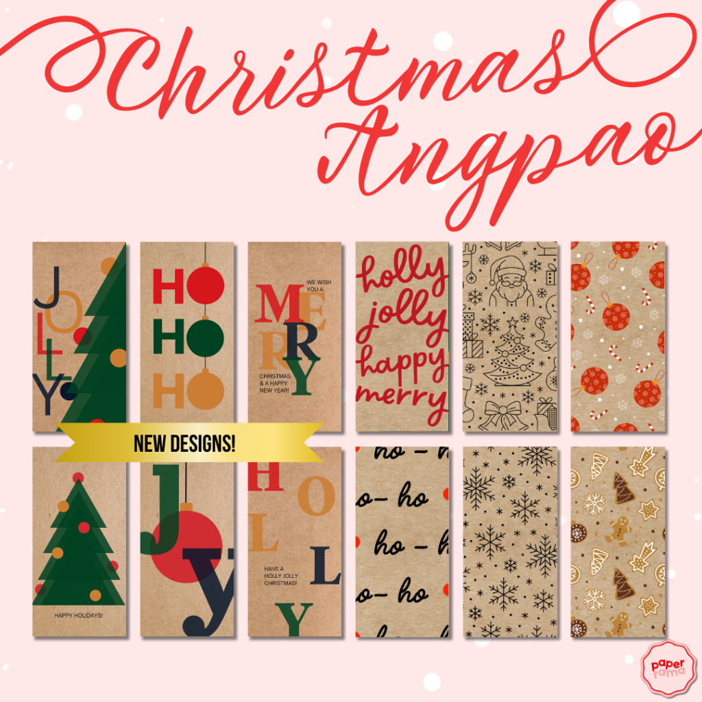 Brown Christmas Angpao/Money Envelope (6pcs/pack) | Shopee Malaysia