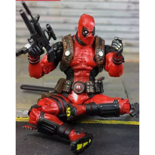 NECA Deadpool marvel Avengers X-Men 7-inch Deadpool DP movable doll ...