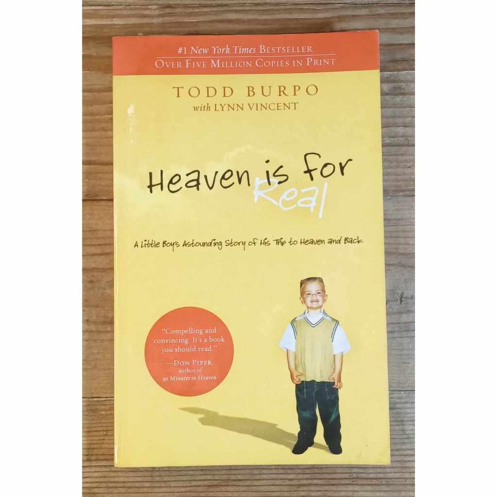 HEAVEN IS FOR REAL by Todd Burpo ( Pre-loved ) | Shopee Malaysia