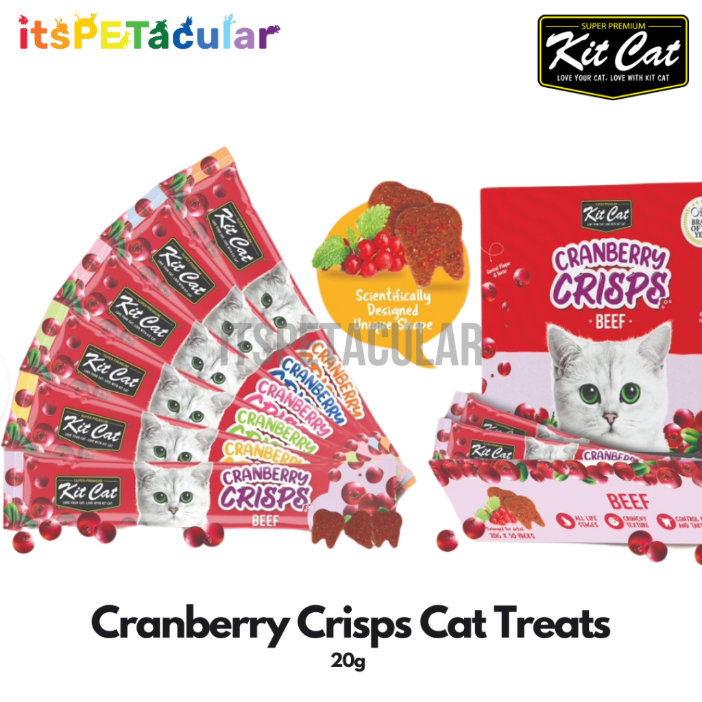 Kit Cat Cranberry Crisps Cat Treats 20g (Sold per Stick) | Shopee Malaysia