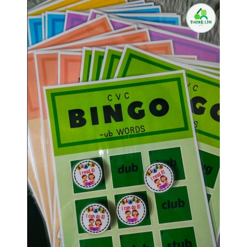 CVC/ Sight Words BINGO Game | Shopee Malaysia