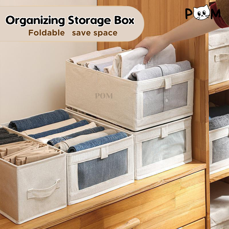 POM Multifunction Wardrobe Storage Organizer Cloth Wardrobe Laundry ...