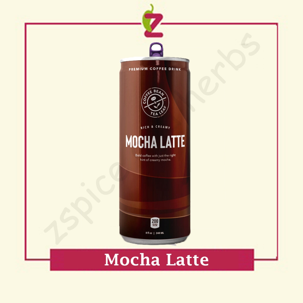 THE COFFEE BEAN & TEA LEAF ( MOCHA LATTE 240ML ) | Shopee Malaysia