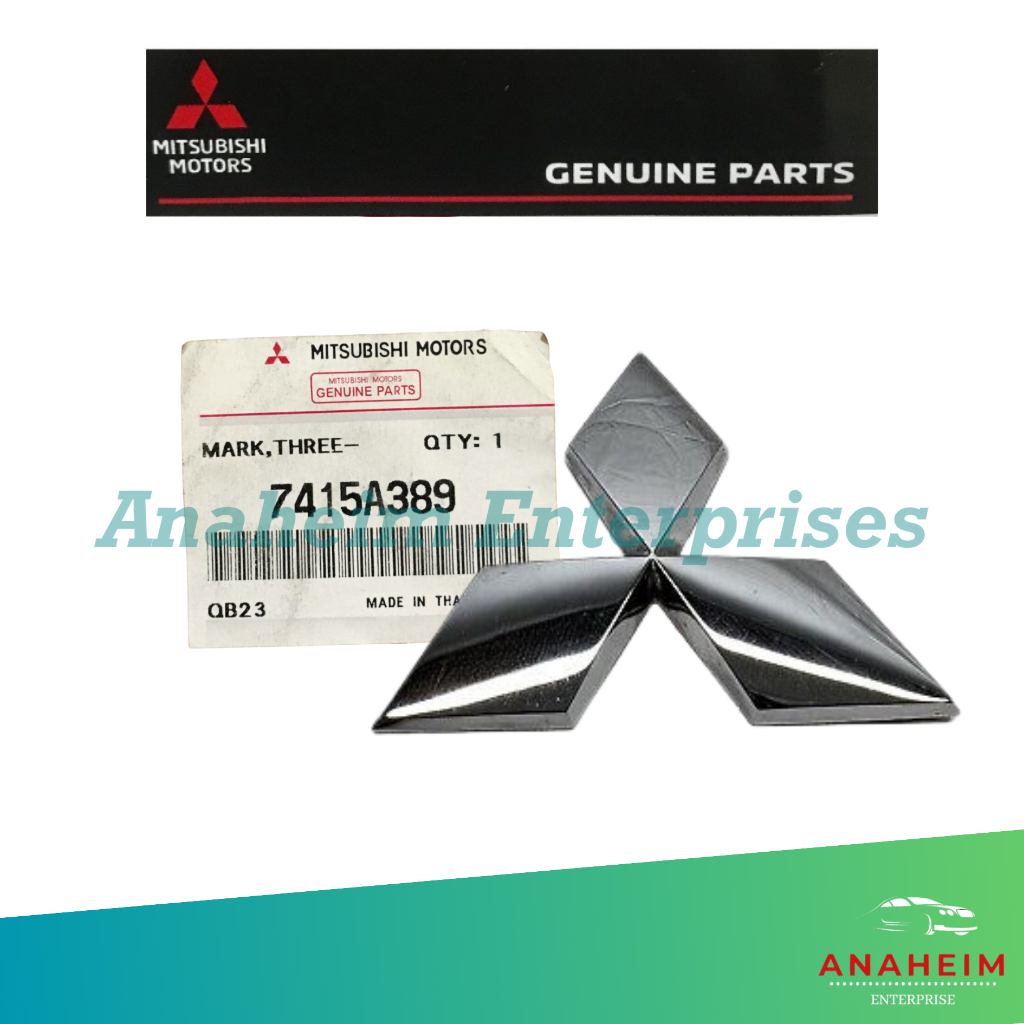 Mitsubishi Montero 2016 - 2020, Mirage Three Diamond Emblem Rear ...