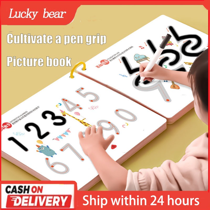 Tracing Book For Kids Training Colouring Books Erasable Writing ...
