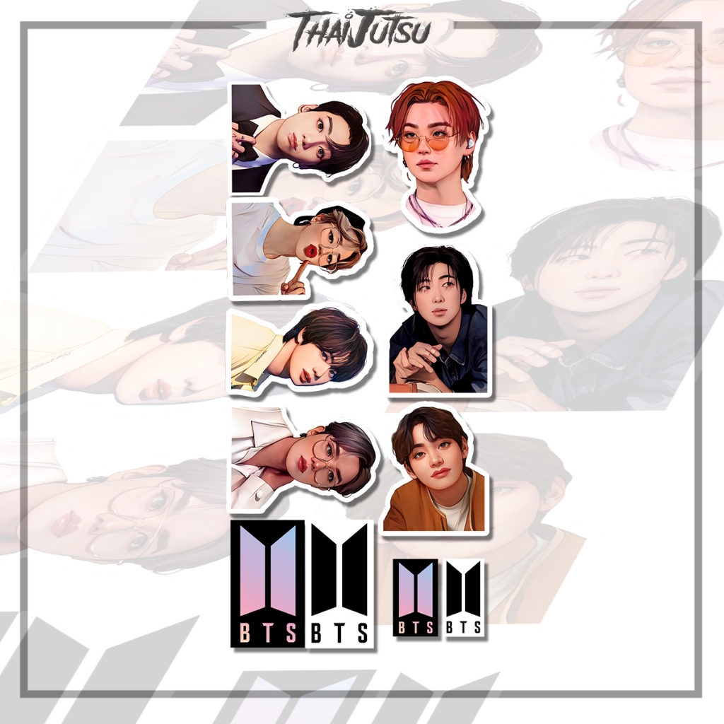 KPOP-BTS | STICKER SET ( ANIME VINYL STICKER DECALS ) | Shopee Malaysia