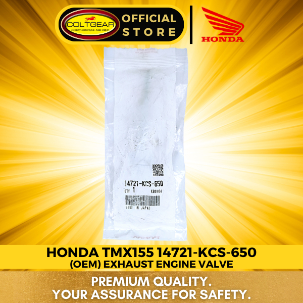 HONDA Parts Engine Valve (Exhaust) for TMX155 [ 14721-KCS-650 ] | Shopee Malaysia