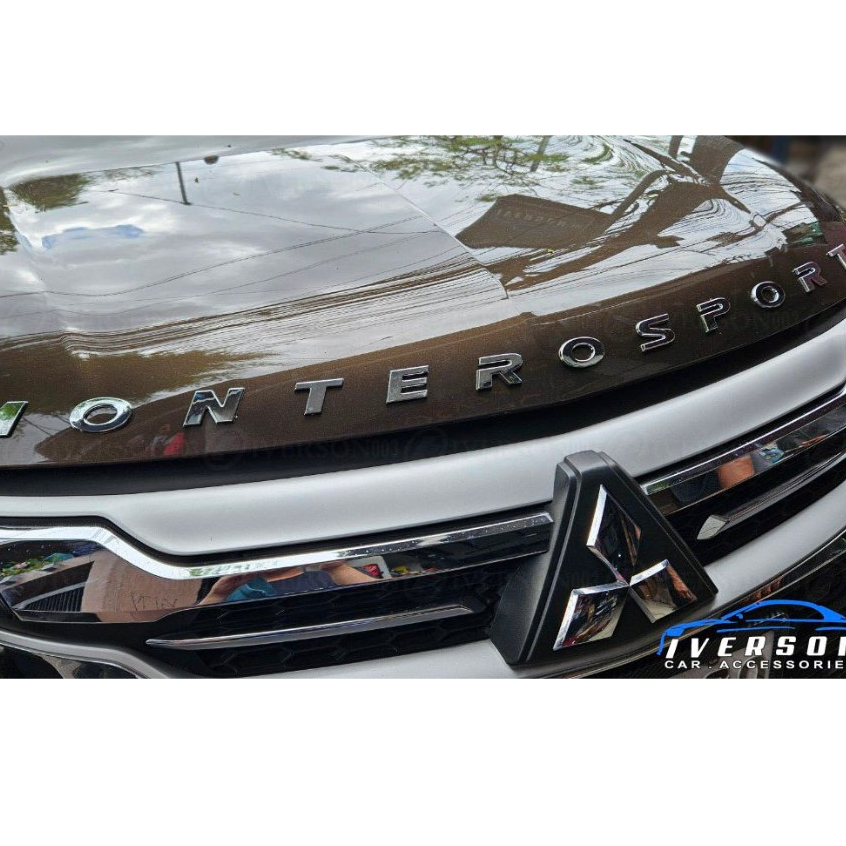 Chrome Front Hood Emblem Montero Sport | Shopee Malaysia