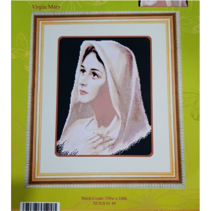Virgin Mary Crossstitch Pattern/PATTERN ONLY | Shopee Malaysia