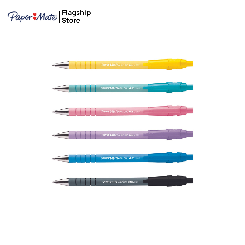 Paper Mate Flex Grip Ultra Gel Pen 0.5mm Black ink (PCS) | Shopee Malaysia