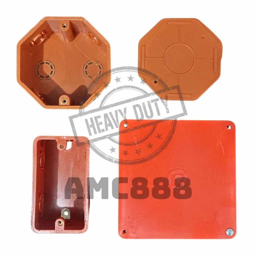 PVC Junction Box / Utility Box / Cover / Square Box (HEAVYDUTY ...