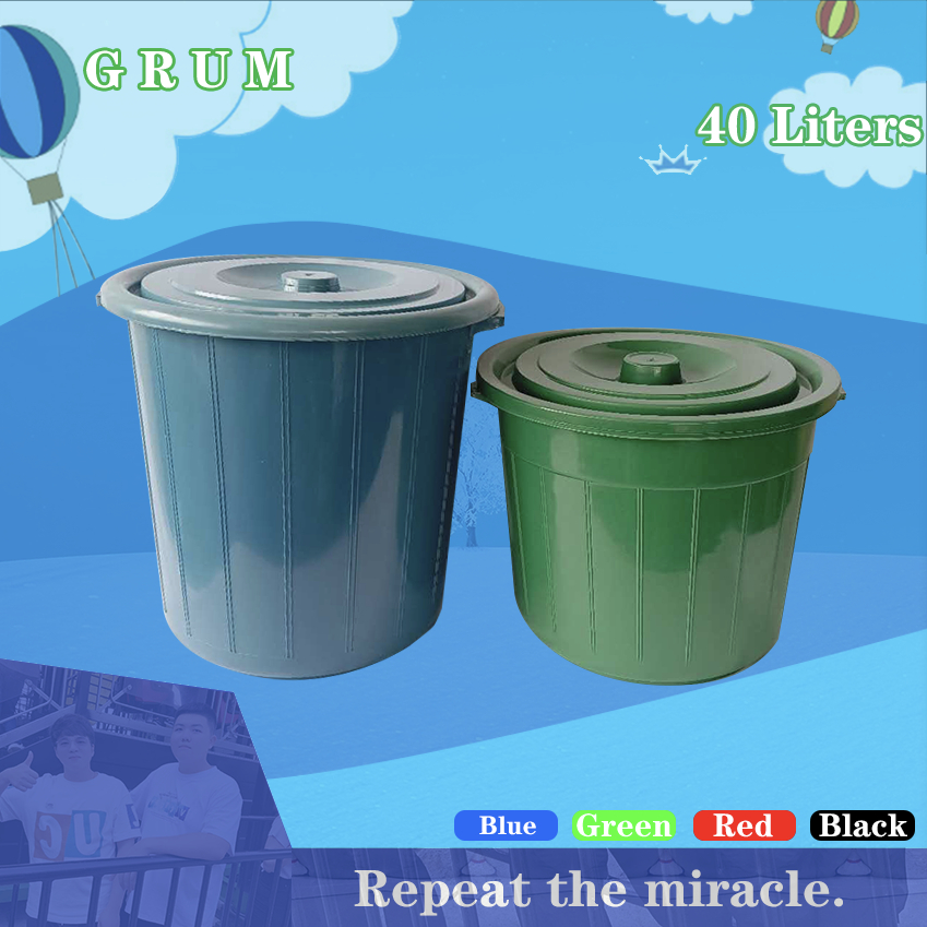 Heavy duty water container | drum with cover (25L/40L) | Shopee Malaysia