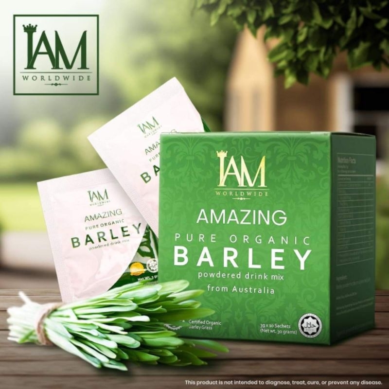 Amazing Pure Organic Barley (1 Box) 10 Sachets | Shopee Malaysia