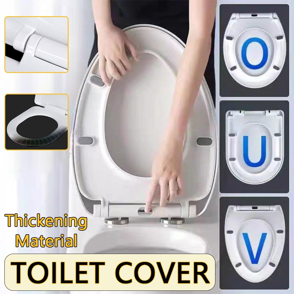 Toilet Bowl Cover Set V Type Bathroon Toilet Toilet Bowl Seats Cover ...