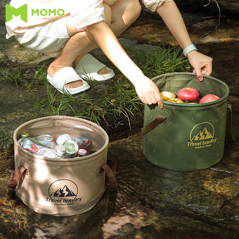 MOMO Camping Large Capacity Folding Bucket Portable Travel Outdoor ...