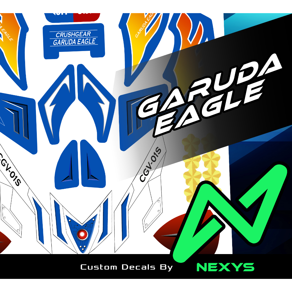 Crush Gear - Garuda Eagle Sticker | Shopee Malaysia