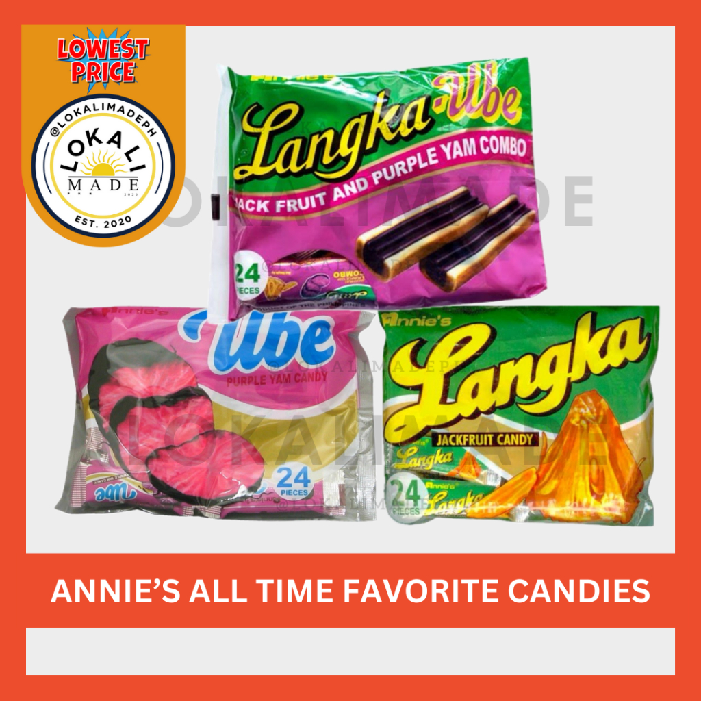 Annie's Langka-Ube Candy, Ube Candy, Langka Candy, 90s Candies and ...