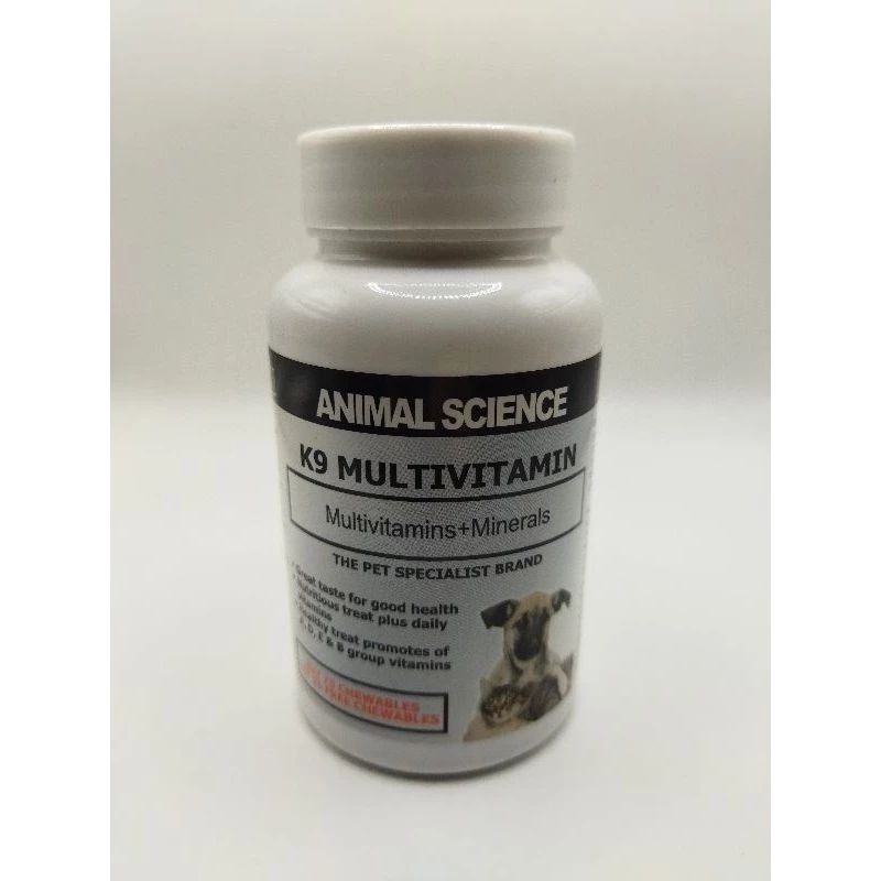 09/2024 Expiry Animal Science K9 Multivitamin Multi Vitamin | Shopee ...