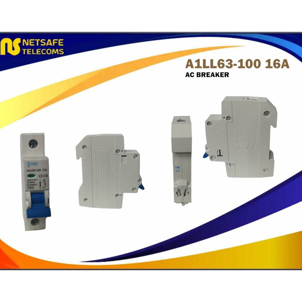 LUMINOUS LUCIO AC CIRCUIT BREAKER A1LL63-100 (16A , 20A , 32A , 40A ...