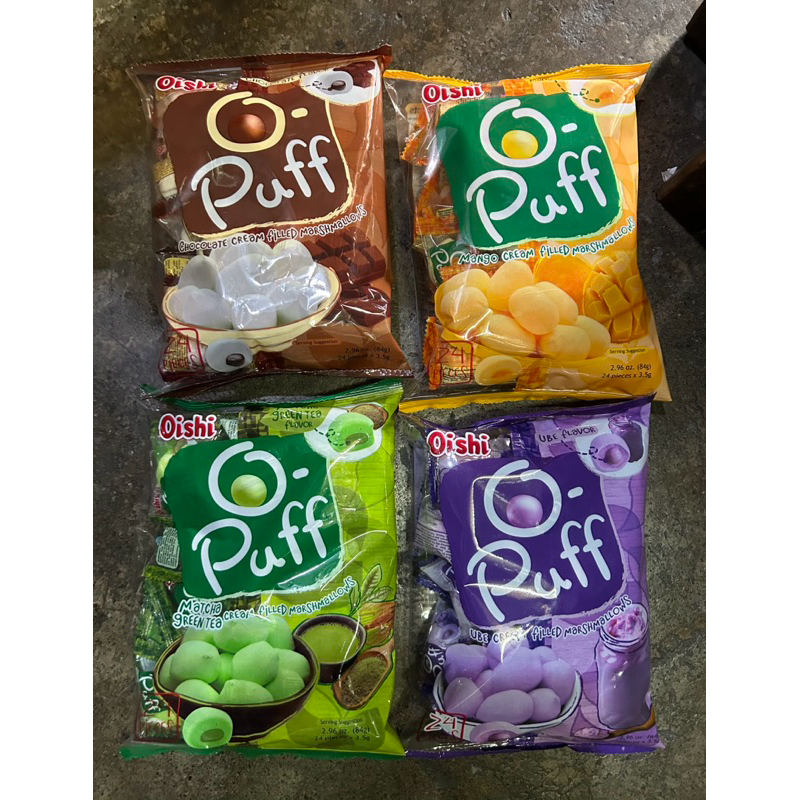 Opuff Marshmallow Choco/Mango/Matcha/Ube | Shopee Malaysia