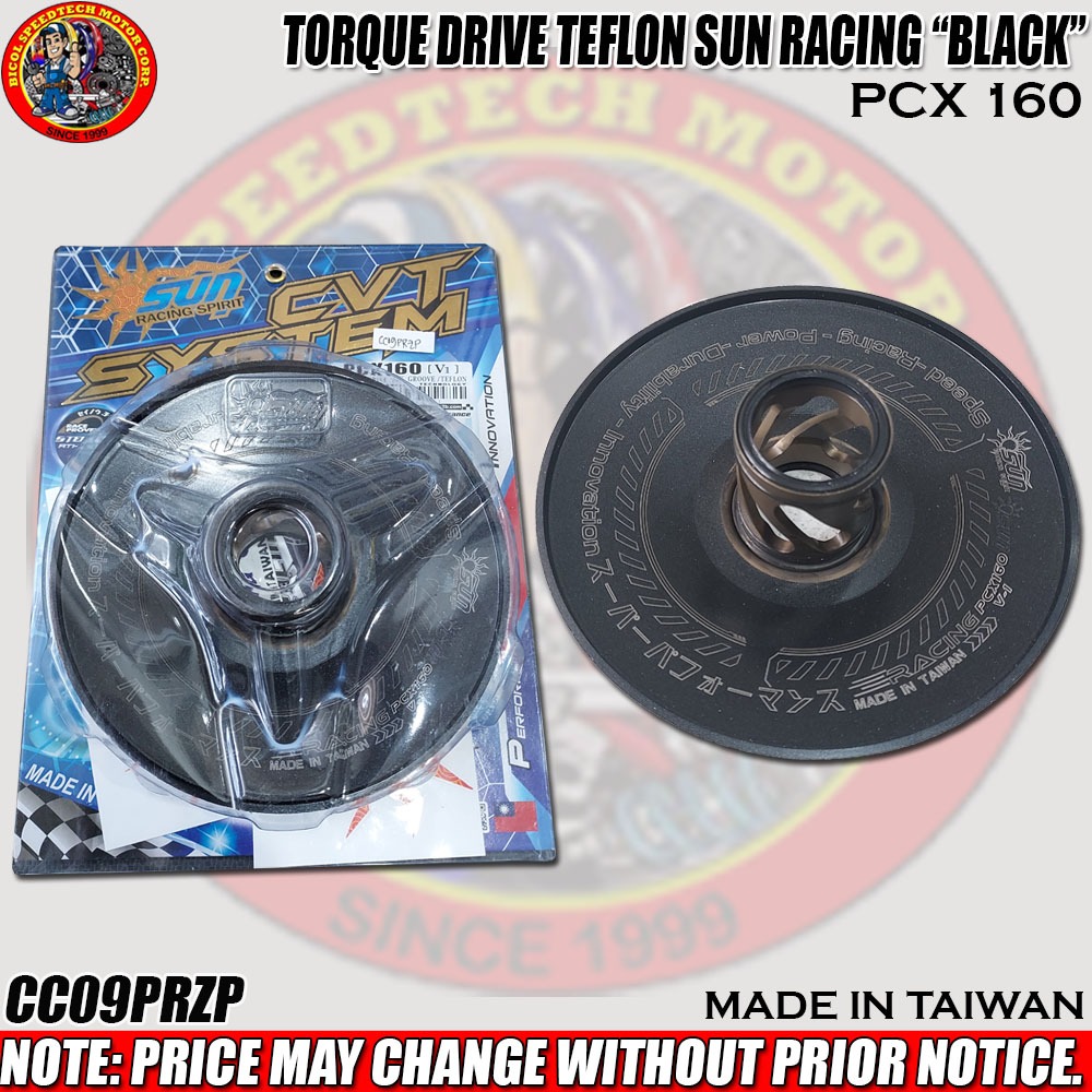 TORQUE DRIVE TEFLON BLACK SUN RACING CLICKFI/ADV150/PCX150/MIO SPORTY ...