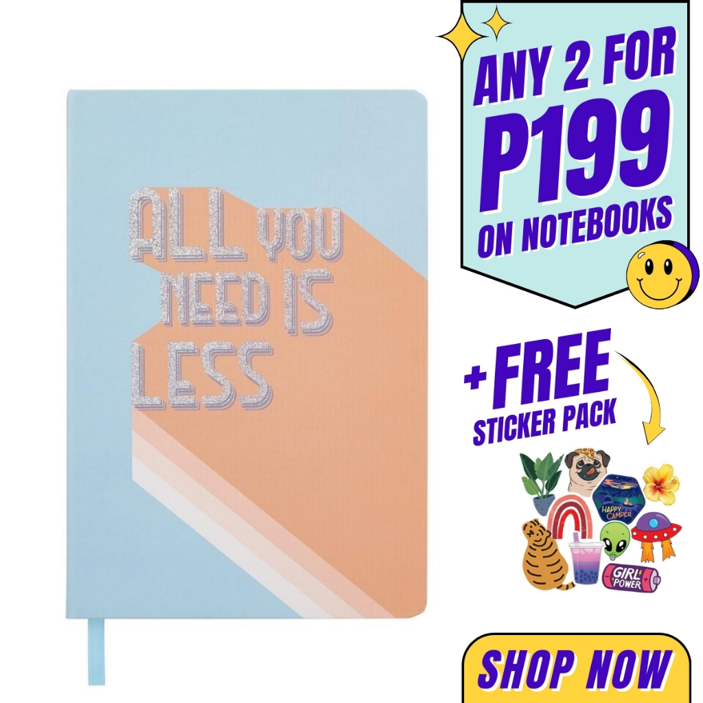 Daily Reminder A5 Hardbound Notebook with 80gsm Lined Beige Sheets and ...