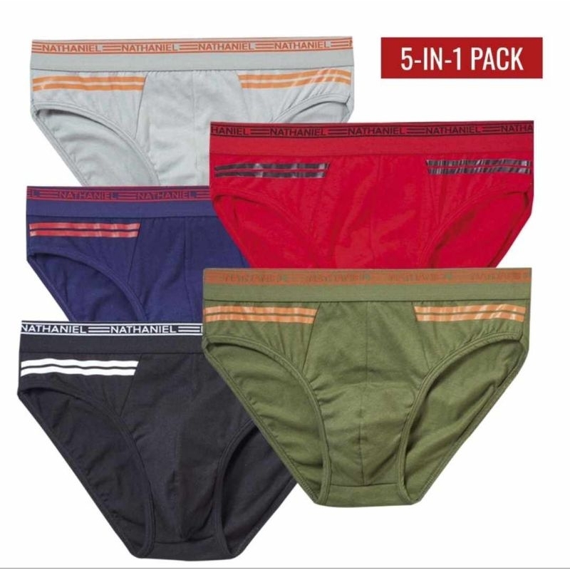 Nathaniel 5in1 Men's Brief ABRAHAM ( Men Underwear Mens Undies Natasha ...