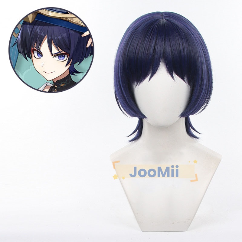 Genshin Impact Scaramouche Wanderer Anime Cosplay Wig Heat Resistant ...