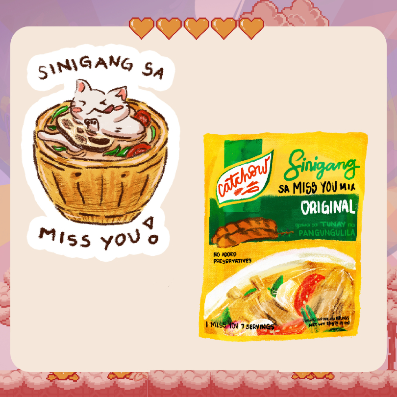 Sinigang sa Miss You | Sinigang Mix || Cute Cat Waterproof Vinyl ...