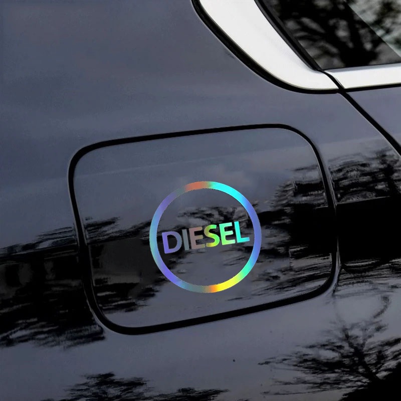 10*10CM motor DIY Car Refueling Tip Reflective Sticker Fuel Tank Cap ...