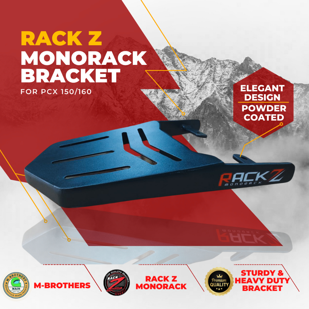 HEAVY DUTY RACK Z MONORACK BRACKET ( PCX 150/160 , AEROX V2 , ADV 150 ...