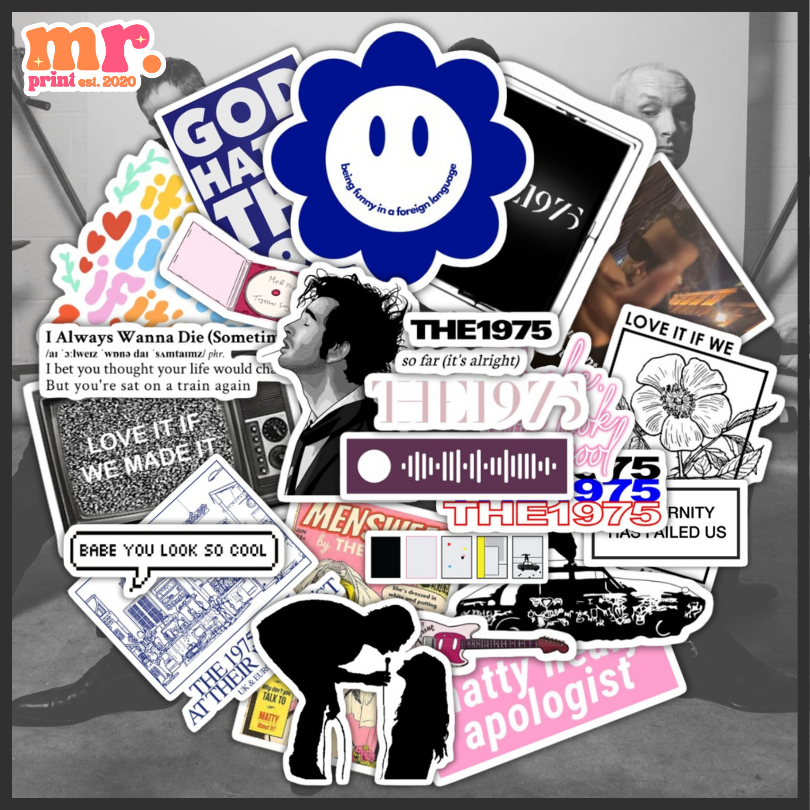 25 PCS| THE 1975 VOL 1 STICKERS MATT HEALY WATERPROOF STICKERS FOR ...
