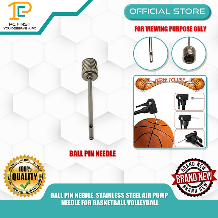 PC FIRST BALL PIN NEEDLE, STAINLESS STEEL AIR PUMP NEEDLE FOR ...
