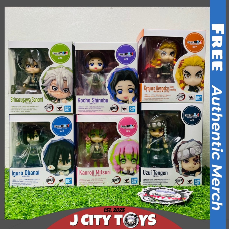 Demon Slayer FAZ Figuarts Mini Figure Hashira Mitsuri Shinobu Rengoku ...