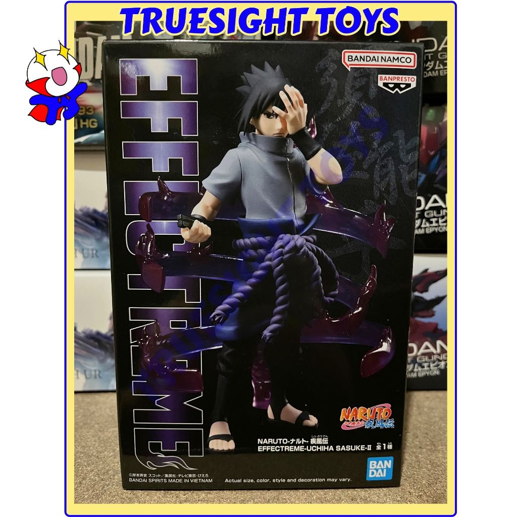 Banpresto Naruto Shippuden Effectreme II Uchiha Sasuke Susanoo | Shopee ...