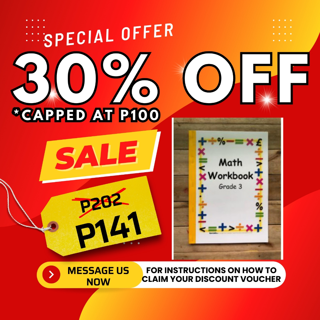 Grade 3 Math Workbook from DepEd Tambayan - Colored Piso Print | Shopee ...