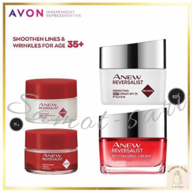 Avon Anew Reversalist Perfecting Day Cream SPF 25 / Revitalizing Night ...