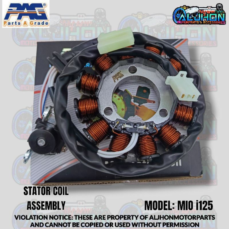 PAG MIOi125 / M3 STATOR COIL ASSEMBLY | Shopee Malaysia
