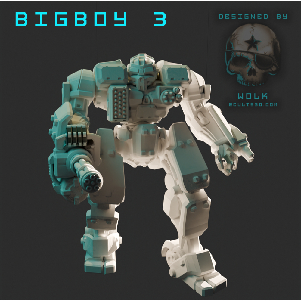 BigBoi3 Assault Mech (Battletech Proxy) | Shopee Malaysia