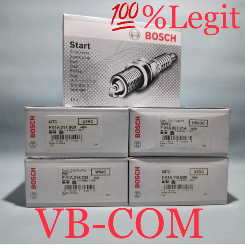 BOSCH spark plug for wave, xrm, mio, TMX, RUSI, wave125, RS100 ...