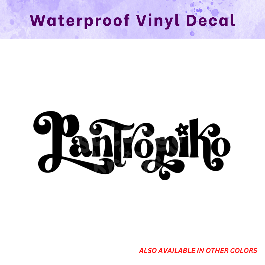Bini Pantropiko logo Bloom sticker waterproof | Shopee Malaysia