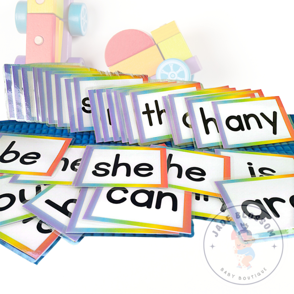 Basic Sight Words Flash Cards Learning Cards, Laminated Educational ...