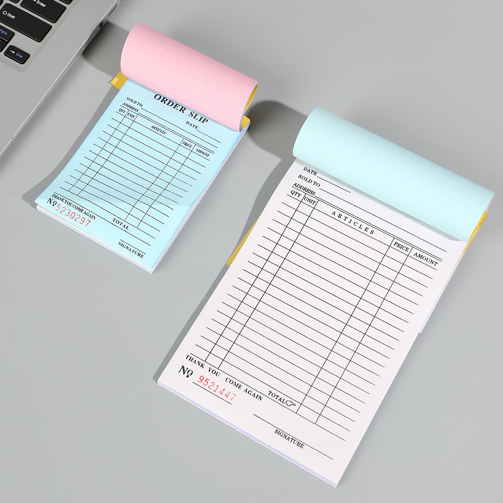 Carbonized Resibo receipt 2x25 pages high-quality commercial delivery ...