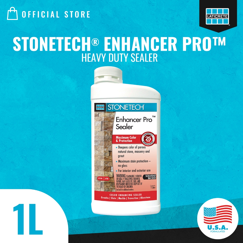 LATICRETE STONETECH Enhancer ProTM Sealer - 1L | Shopee Malaysia