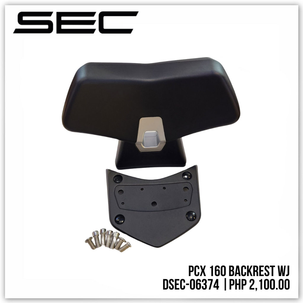 Sec Backrest WJ for Motorcycle PCX 160 (DSEC-06374) | Shopee Malaysia
