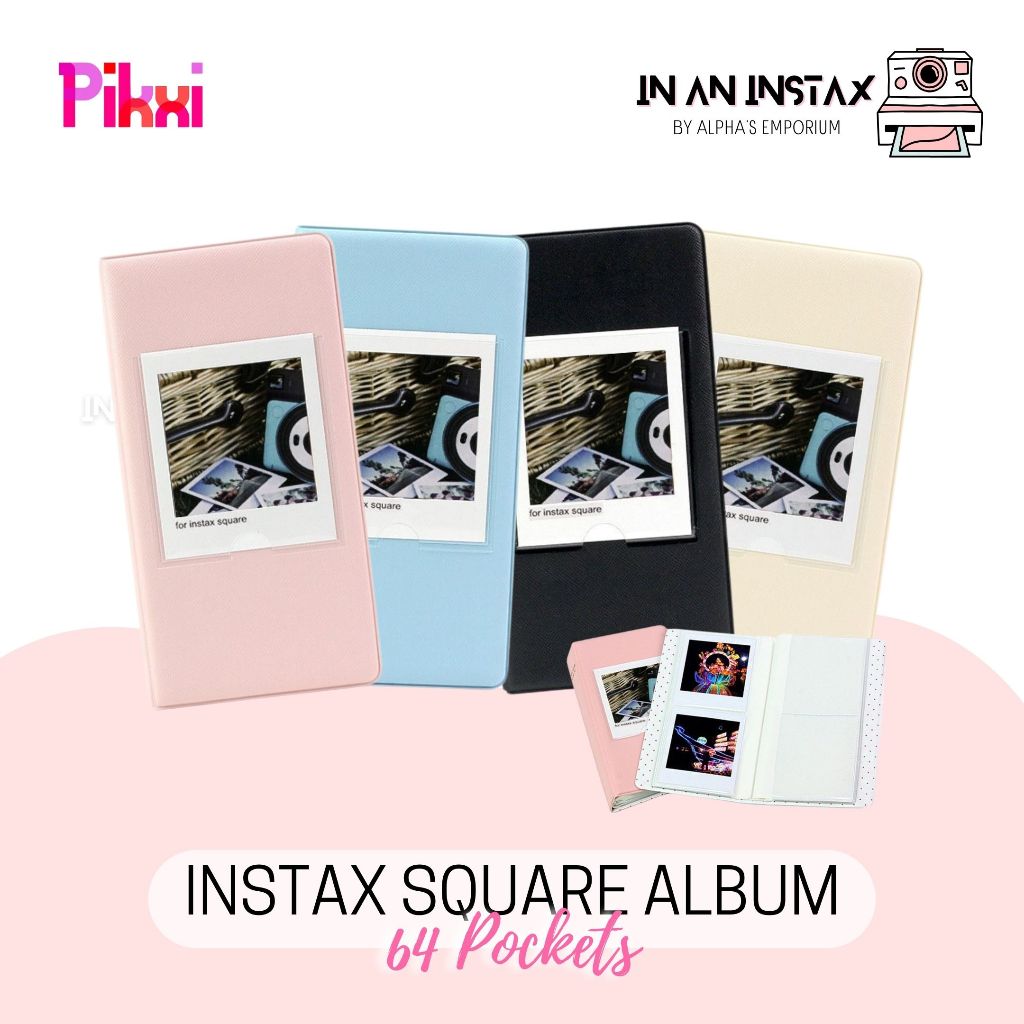 Instax Square Film Album 64 pockets In An Instax By Alphas Emporium ...